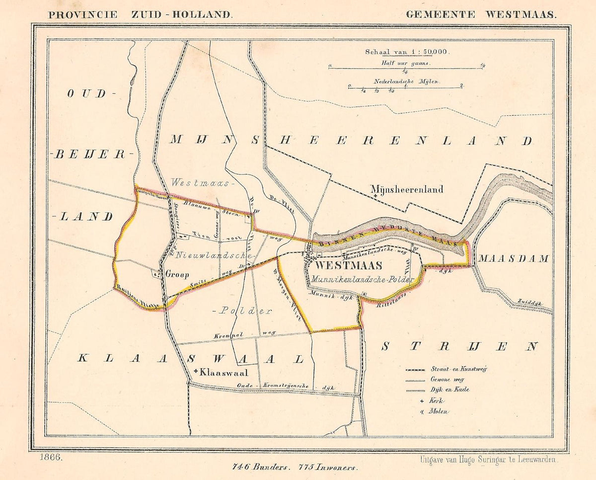 WESTMAAS - Kuijper / Suringar - 1866 – Dat Narrenschip